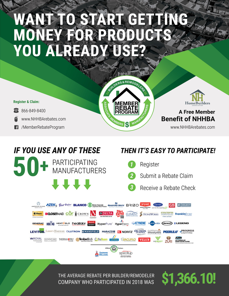 Member Rebate Program - New Hampshire Home Builders Association